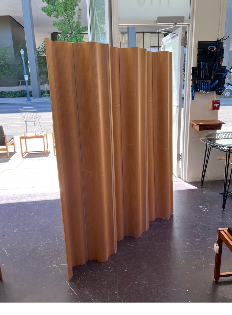 Early 1950s Eames Privacy Molded Plywood Screen Mid Century Room ...