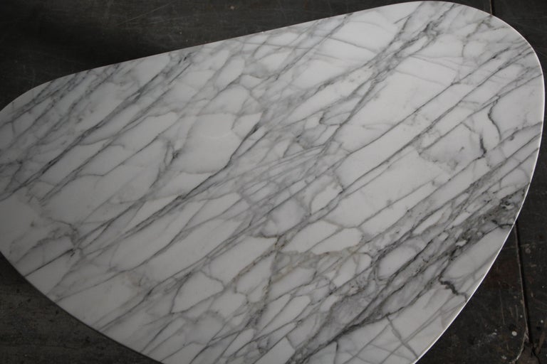 Early 1950s "IN-50" Coffee Table by Isamu Noguchi with Custom Carrara ...