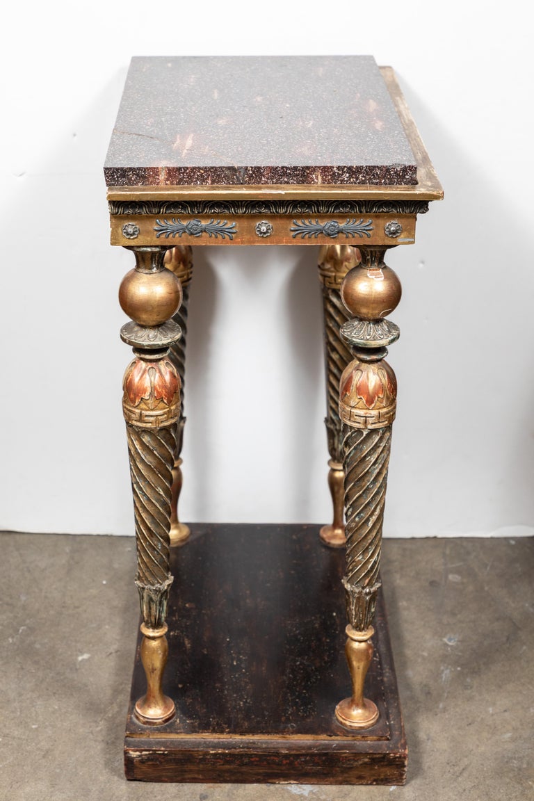 Swedish, Neoclassical Petite Console Table For Sale at 1stDibs