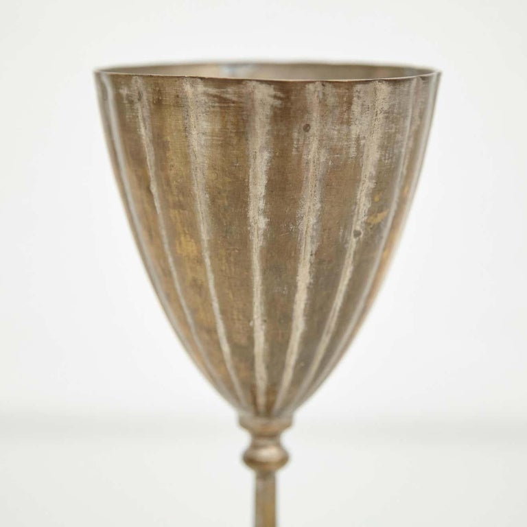 Early 19th Century Antique Religious Bronze Chalice For Sale at 1stDibs