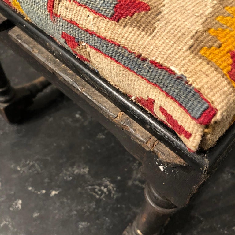 Early 19th Century Antique Russian Stool Or Ottoman Pouf at 1stDibs