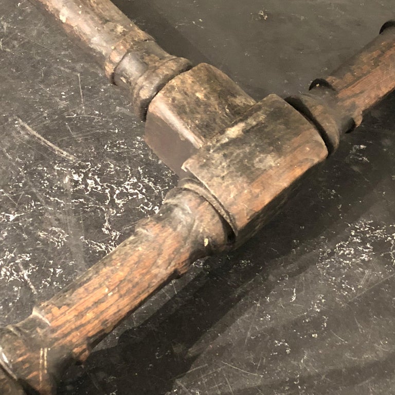 Early 19th Century Antique Russian Stool Or Ottoman Pouf at 1stDibs