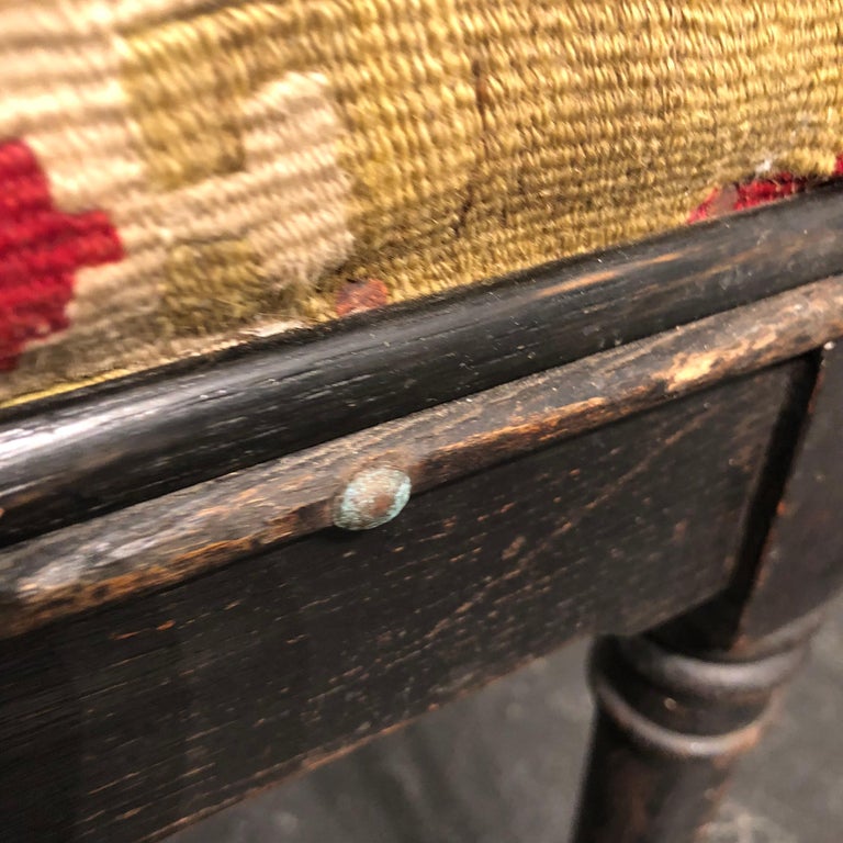 Early 19th Century Antique Russian Stool Or Ottoman Pouf at 1stDibs