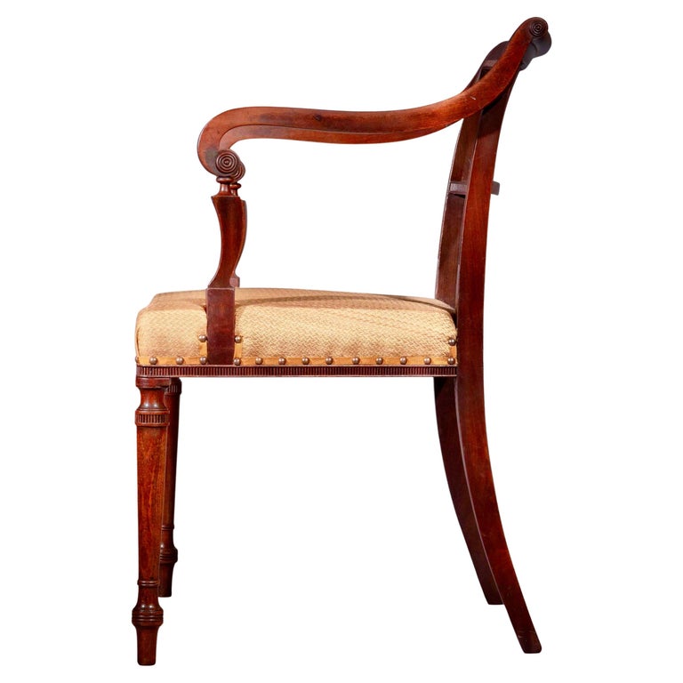 Early 19th Century Armchair or Desk Chair of Regency Period For Sale at ...