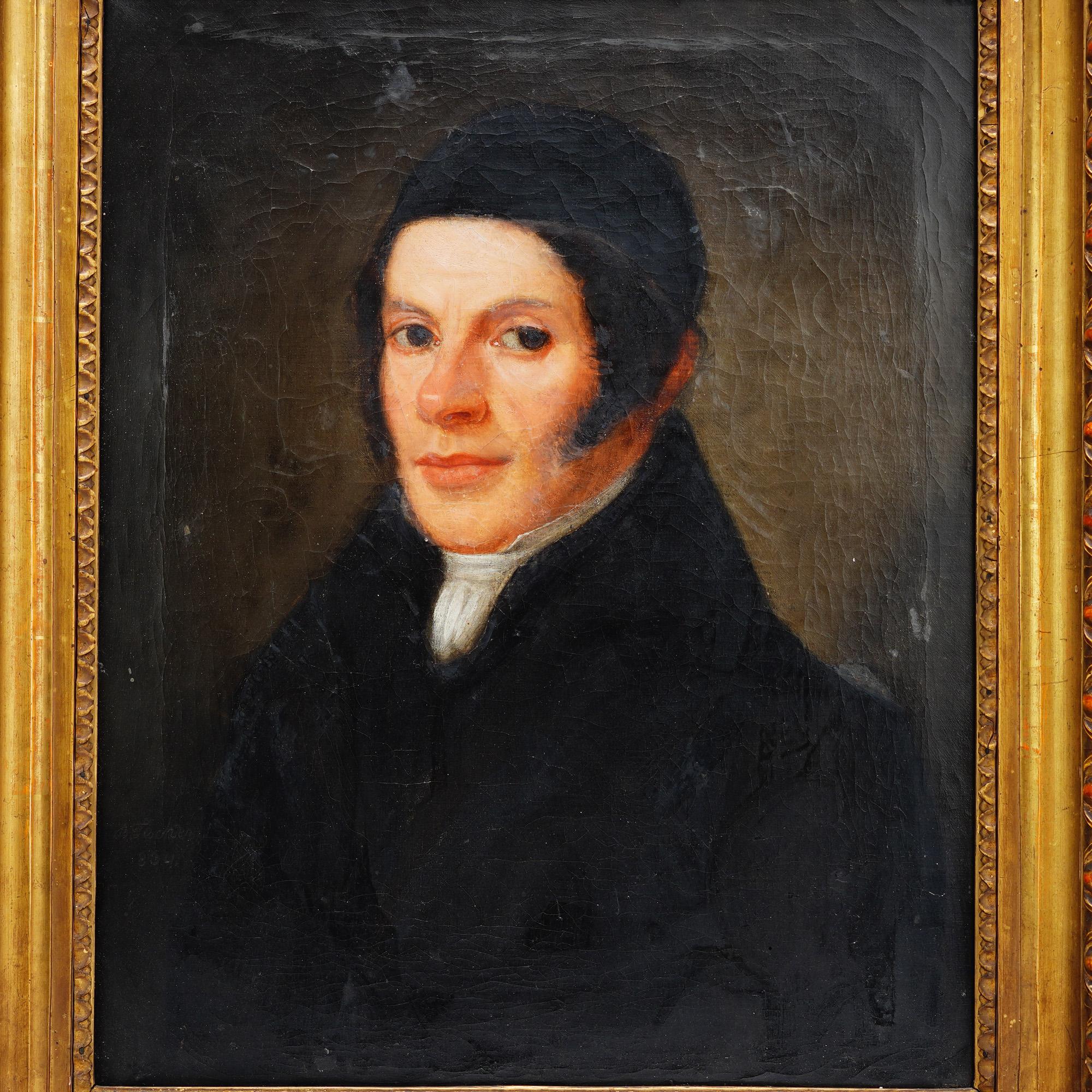 Early 19th Century Austro-Hungarian Portrait of a Jewish Gentleman by B ...