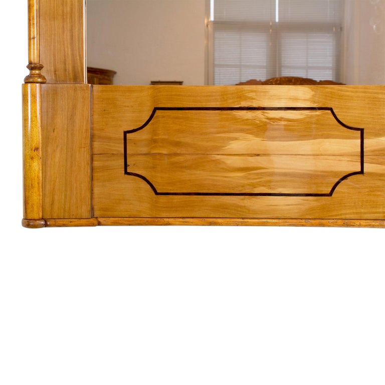 Early 19th Century, Biedermeier Pillar Mirror at 1stDibs