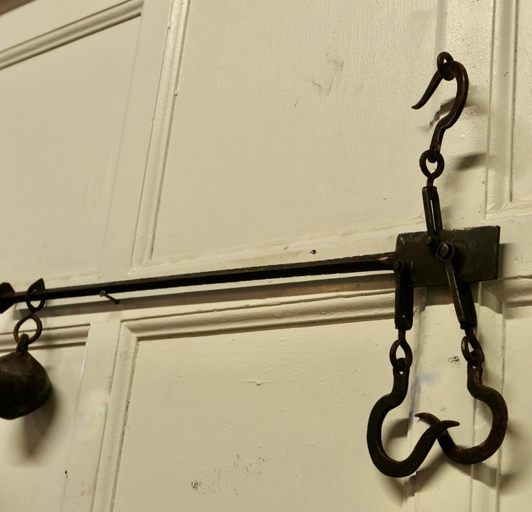 Early 19th Century Butchers Steelyard for Weighing Scale For Sale at ...