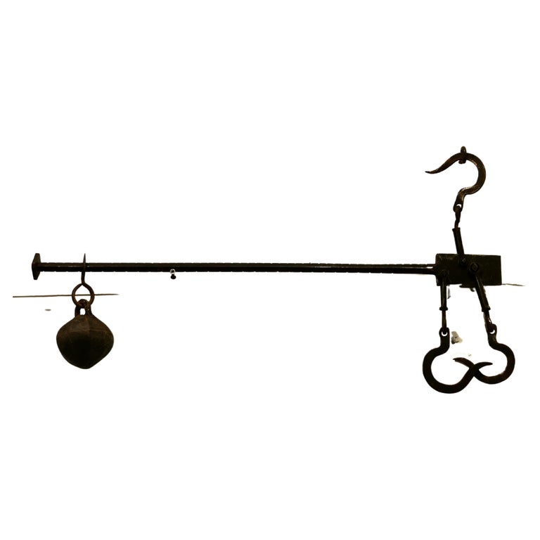 Early 19th Century Butchers Steelyard for Weighing Scale For Sale at ...