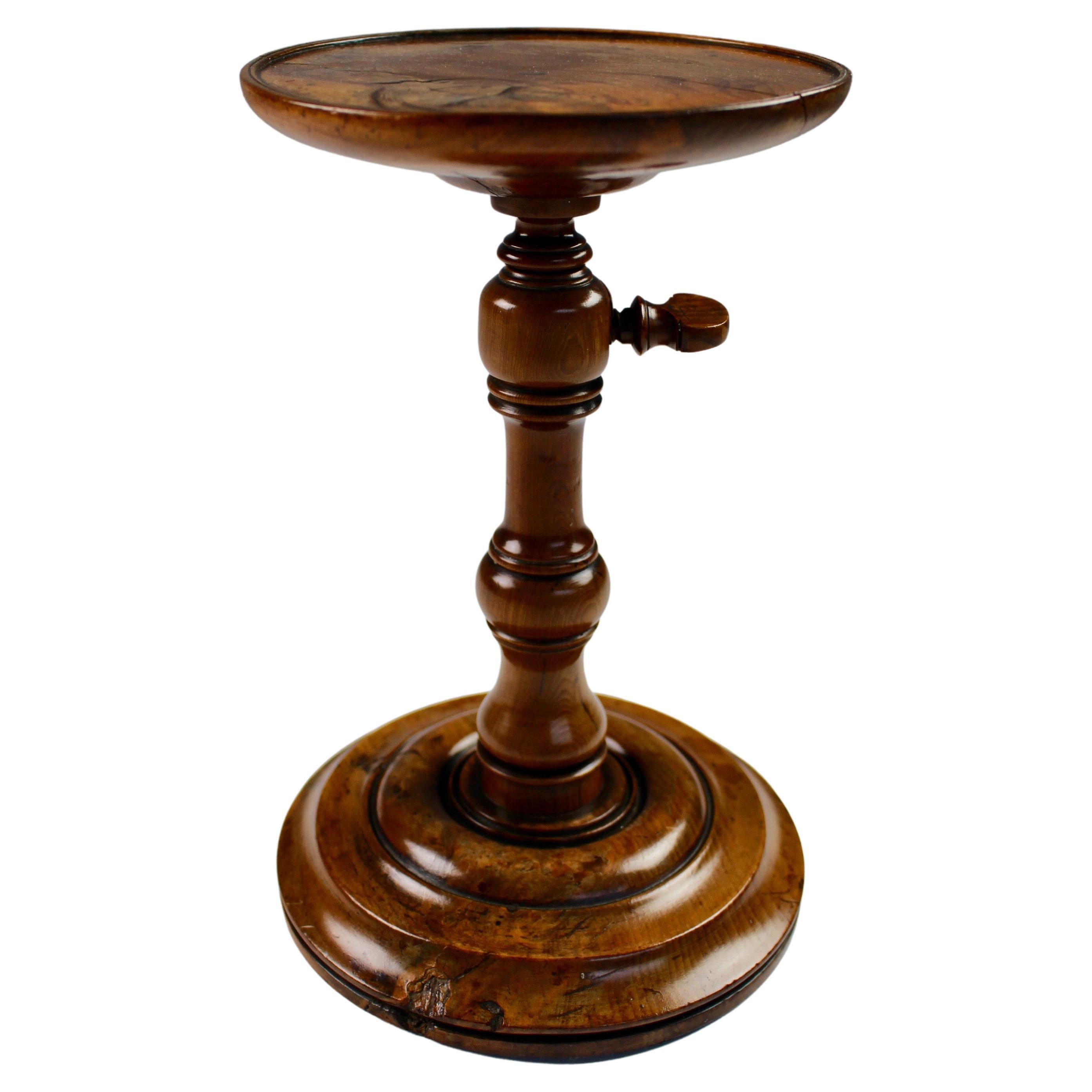Pair of Antique 19th Candle Stand For Sale at 1stDibs