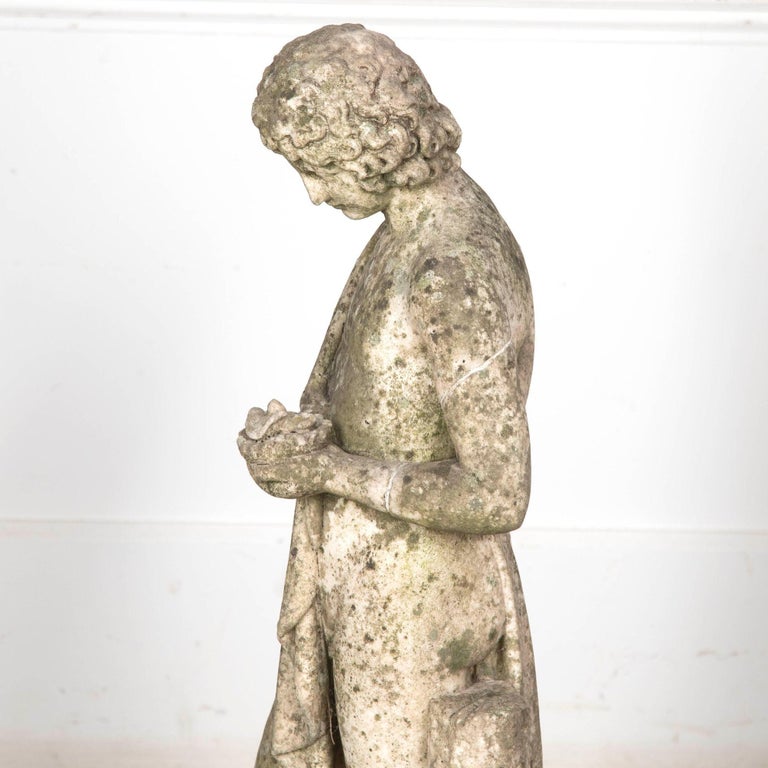 Early 19th Century Carved Marble Classical Figure For Sale at 1stDibs