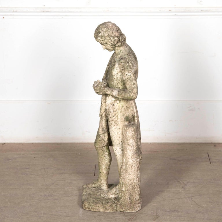 Early 19th Century Carved Marble Classical Figure For Sale at 1stDibs