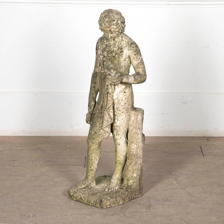 Early 19th Century Carved Marble Classical Figure For Sale at 1stDibs