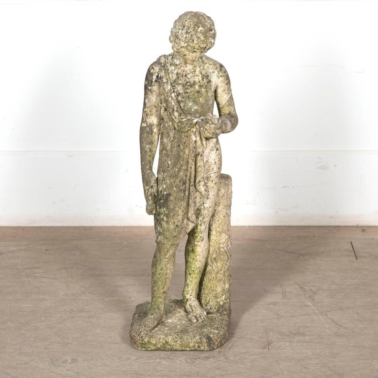 Early 19th Century Carved Marble Classical Figure For Sale at 1stDibs