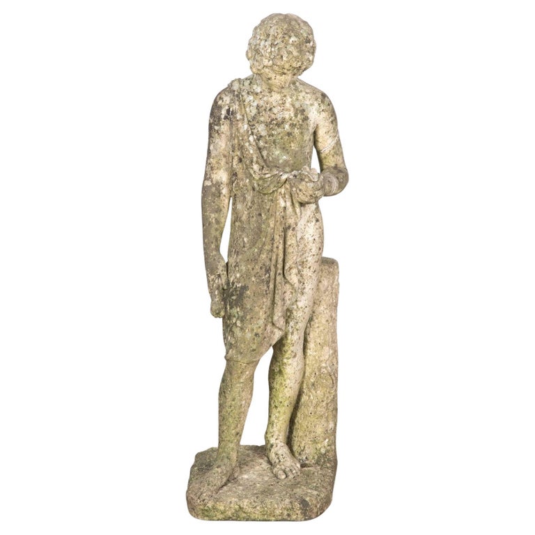 Early 19th Century Carved Marble Classical Figure For Sale at 1stDibs