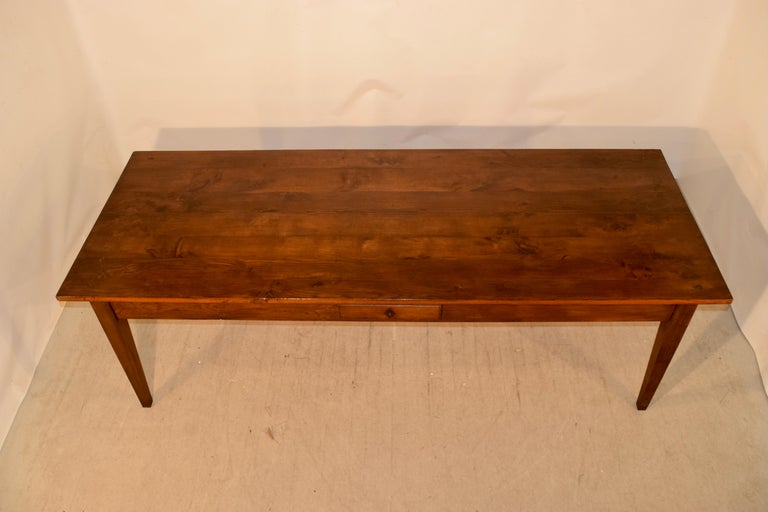 Early 19th Century Chestnut Farm Table at 1stDibs