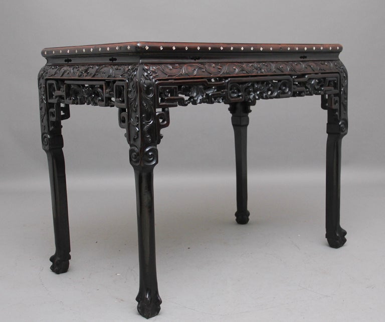 Early 19th Century Chinese Centre Table For Sale at 1stDibs