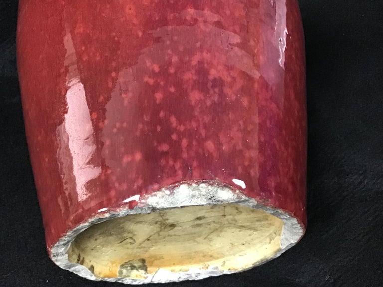 Early 19th Century Chinese Flambe Ginger Jar For Sale at 1stDibs