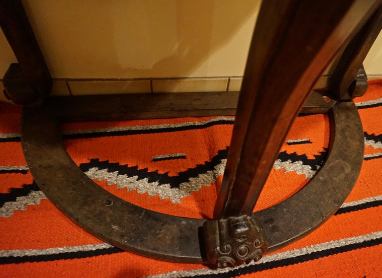 Early 19th Century Chinese Hand Carved Semilunar Half Moon Console ...