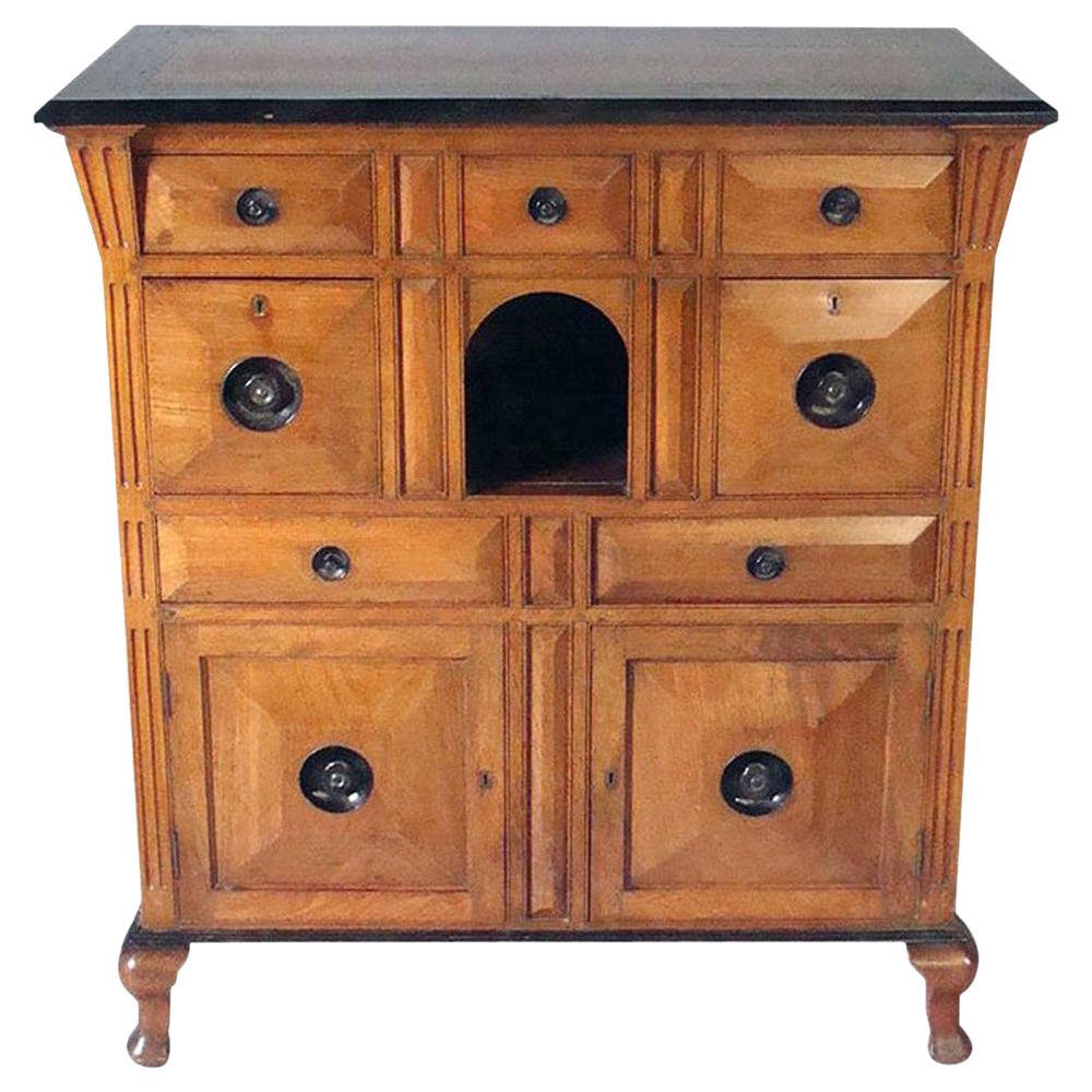 Polychrome Colonial Safe, circa 19th Century at 1stDibs