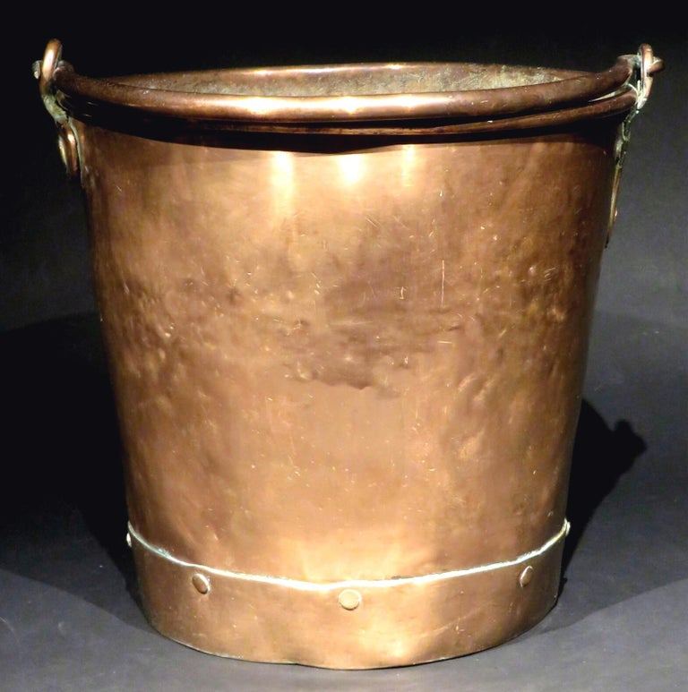 Early 19th Century Copper Clad Miners Bucket, U.K. Circa 1820 For Sale ...