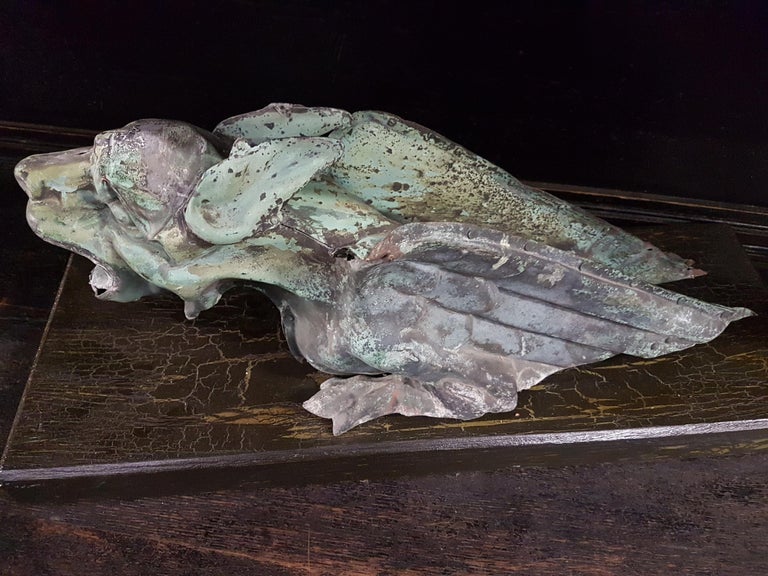 Early 19th Century Copper Gargoyle Rain Spout on Stand at 1stDibs ...
