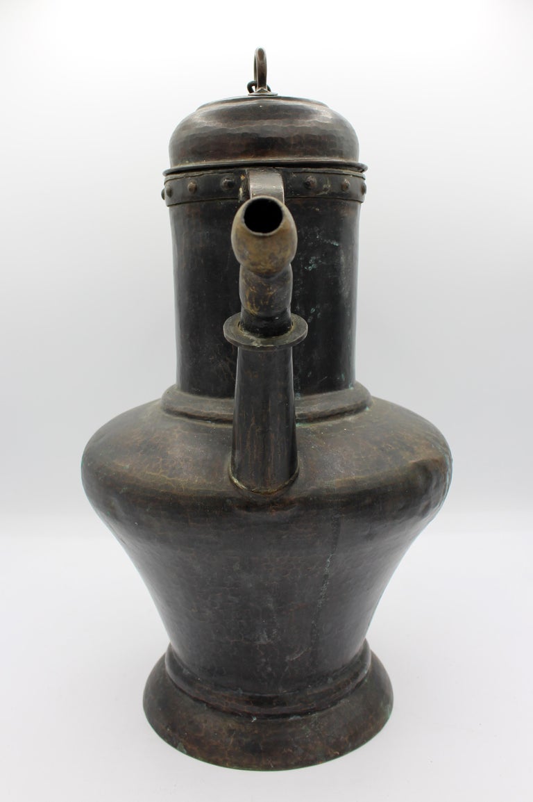 Early 19th Century Copper Milk Flagon For Sale at 1stDibs