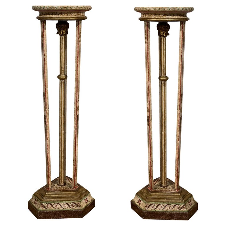 Early 19th Century Couple of Neoclassical Gueridons For Sale at 1stDibs