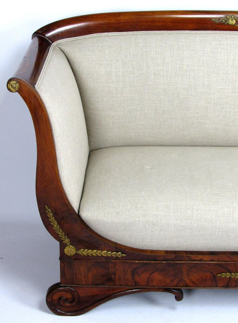 Early 19th Century Directoire Mahogany Sofa For Sale at 1stDibs