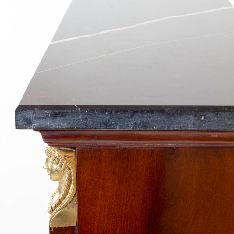 Early 19th Century Empire Greek Vanity or Ladies' Desk For Sale at 1stDibs