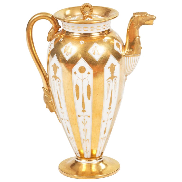 Early 19th Century Empire Nast Coffee Pot For Sale at 1stDibs