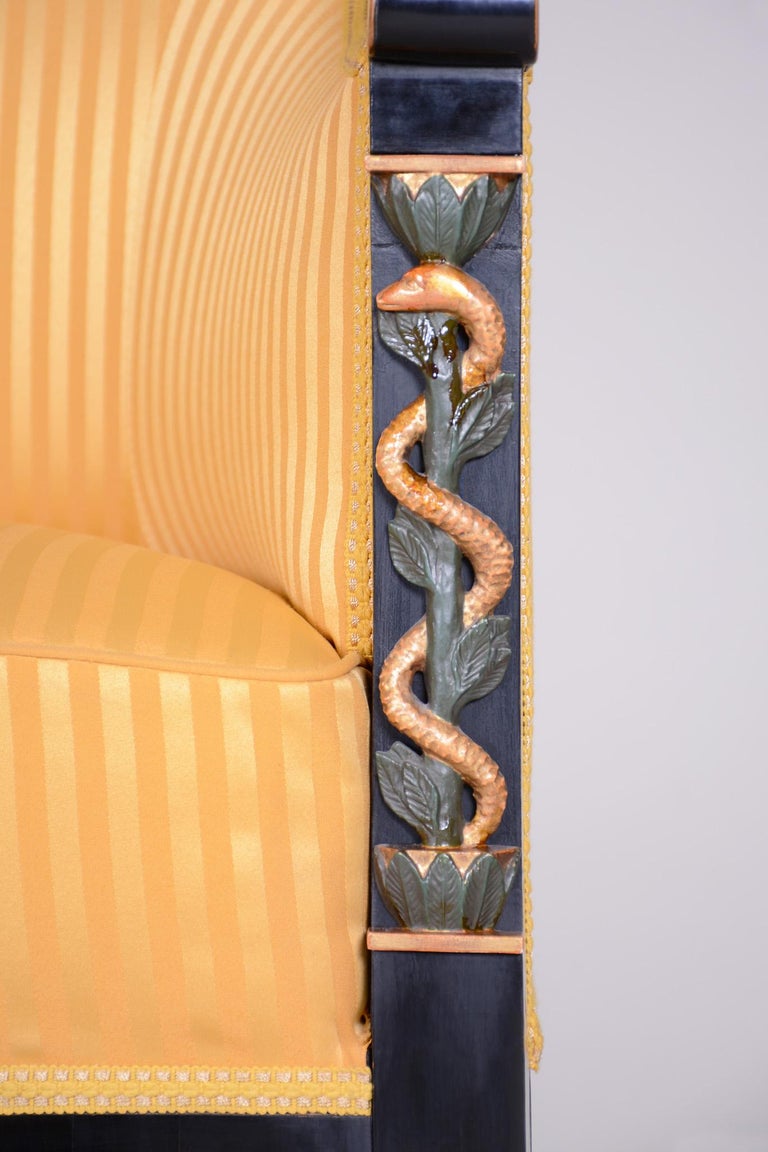 Early 19th Century Empire Pear-Wood Sofa, Restored, Made in Austria For ...