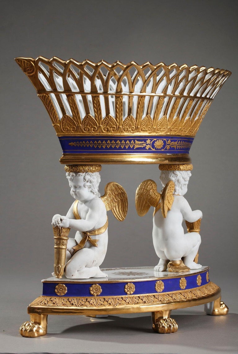 Early 19th Century Empire Porcelain Centerpiece at 1stDibs