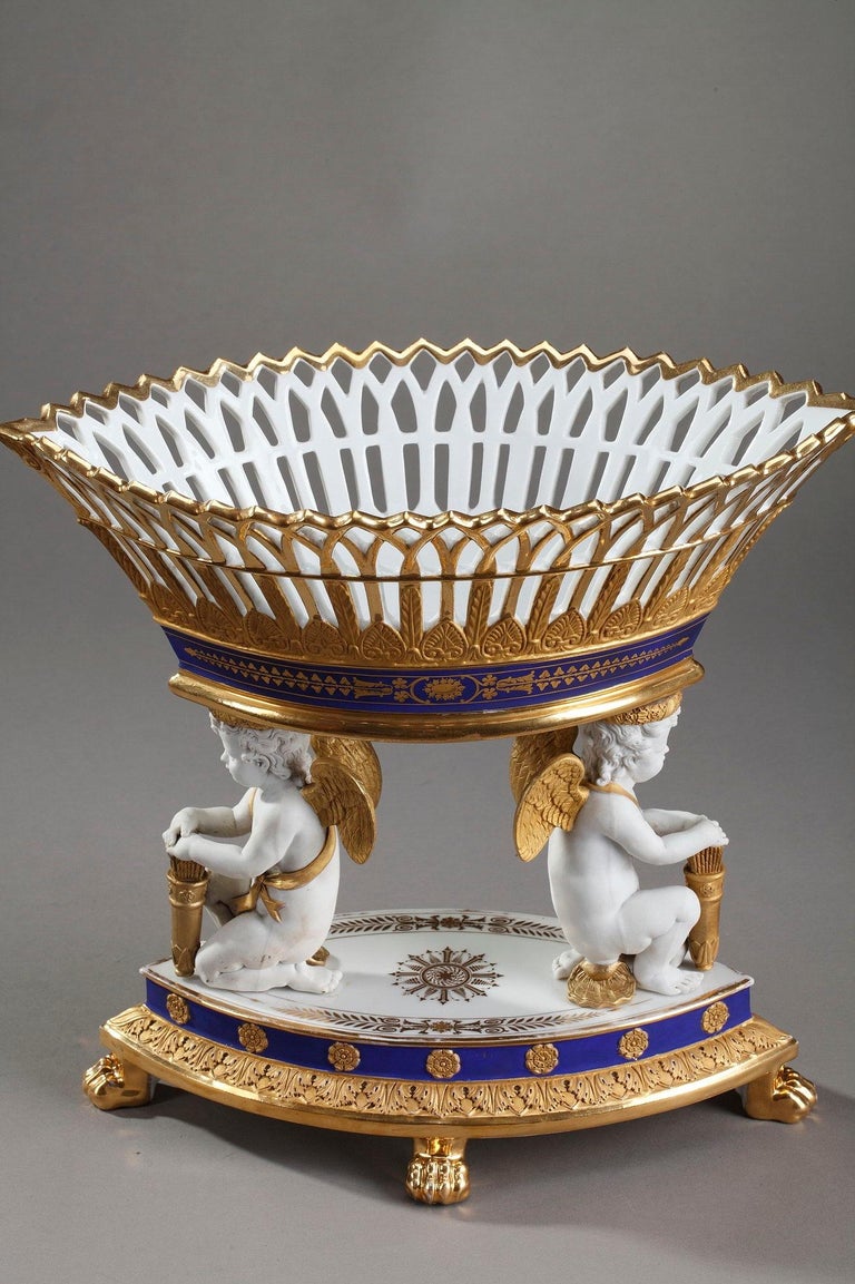 Early 19th Century Empire Porcelain Centerpiece at 1stDibs