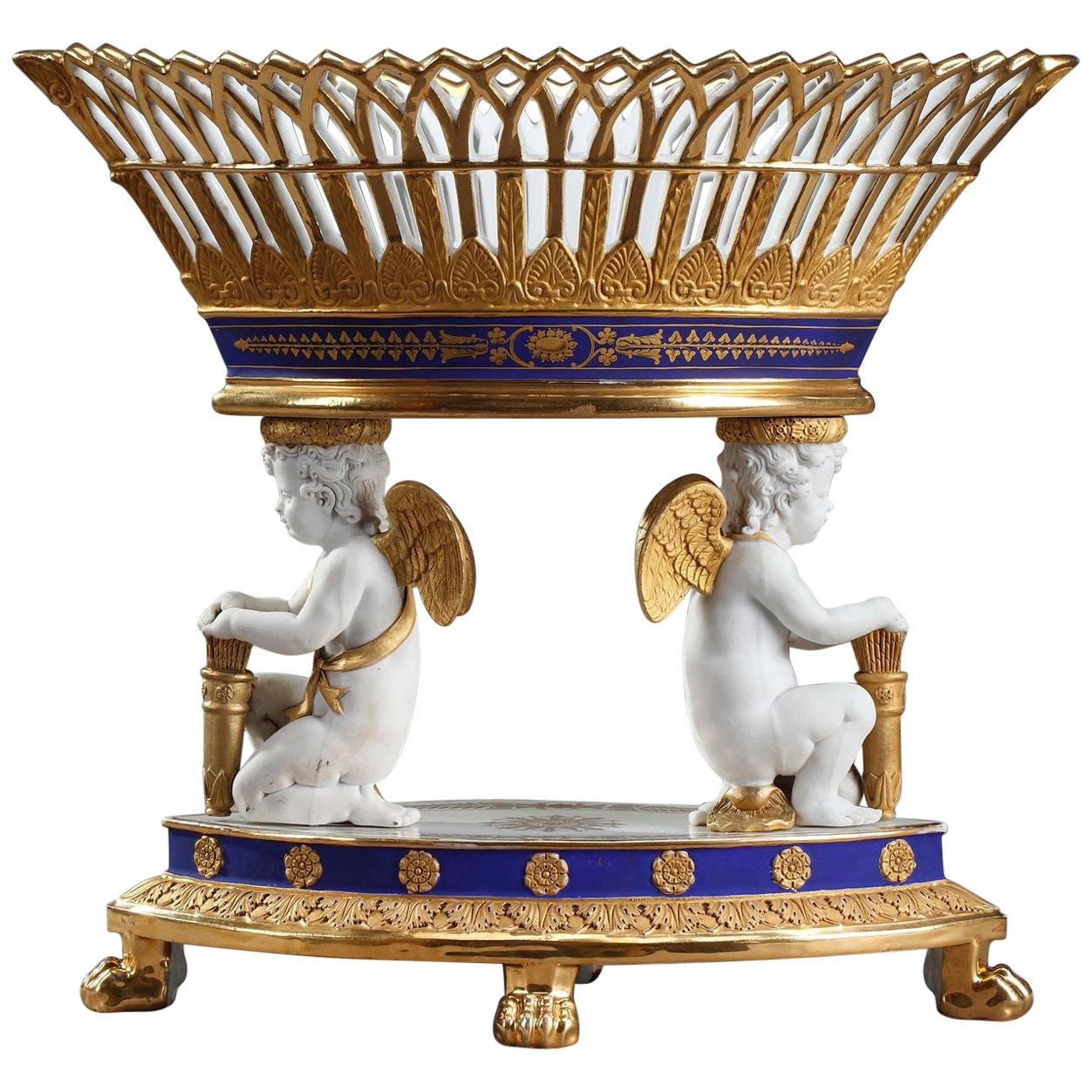 Early 19th Century Empire Porcelain Centerpiece at 1stDibs