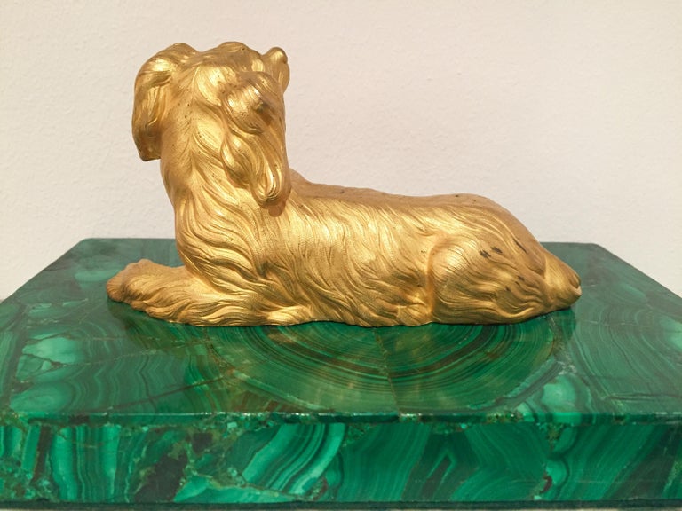 Early 19th Century Empire Russian Malachite and Ormolu Paperweight ...
