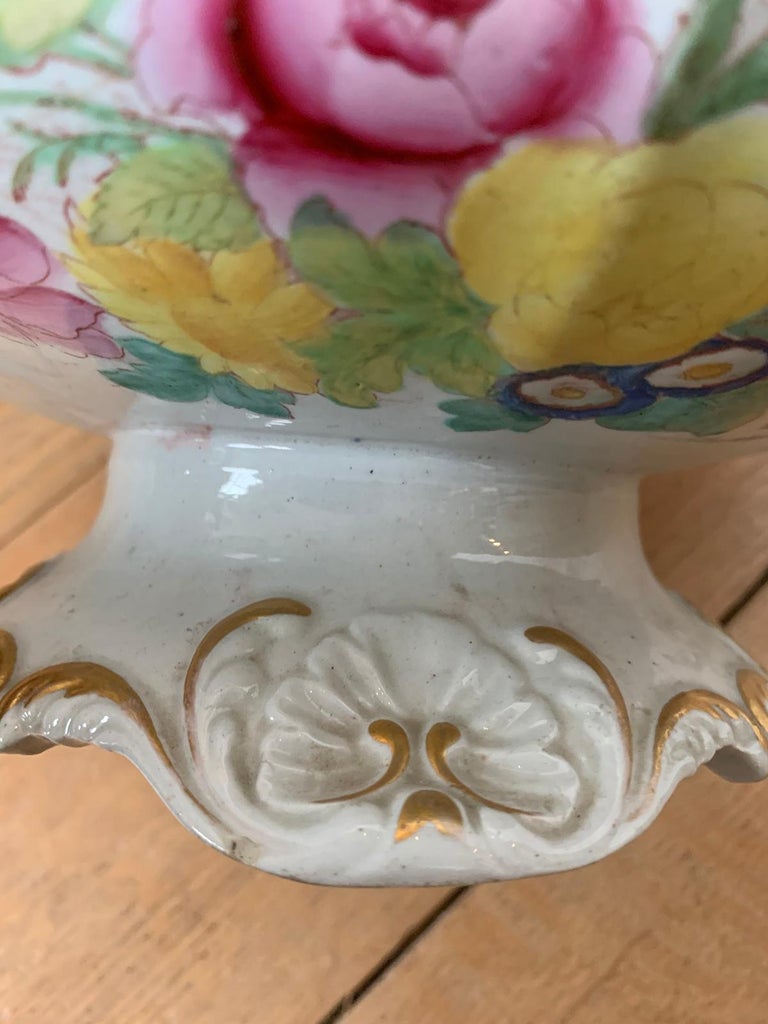 Early 19th Century Compote by Hicks and Meigh with Royal Coat of Arms ...