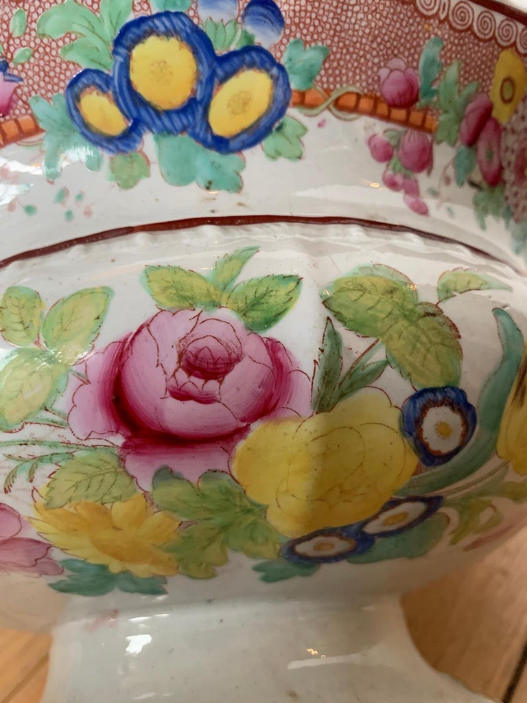 Early 19th Century Compote by Hicks and Meigh with Royal Coat of Arms ...