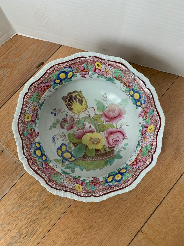 Early 19th Century Compote by Hicks and Meigh with Royal Coat of Arms ...