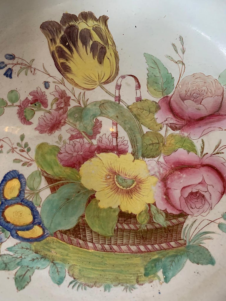 Early 19th Century Compote by Hicks and Meigh with Royal Coat of Arms ...