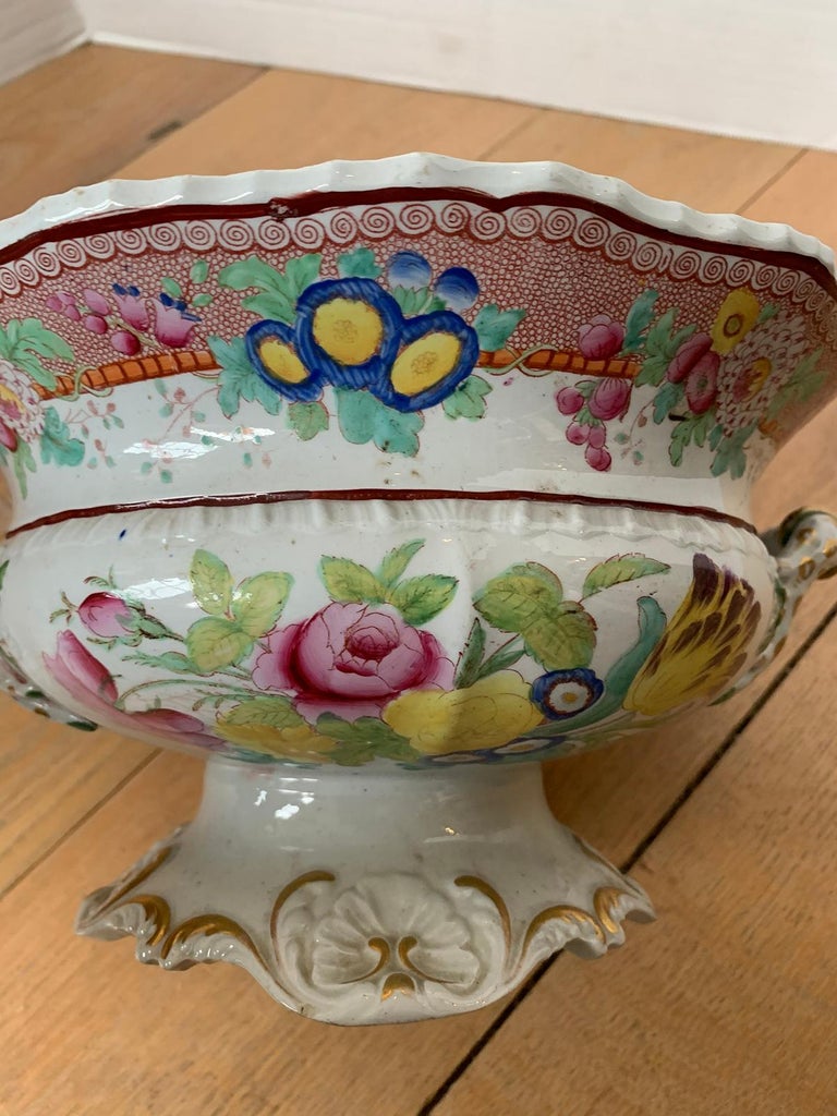 Early 19th Century Compote by Hicks and Meigh with Royal Coat of Arms ...