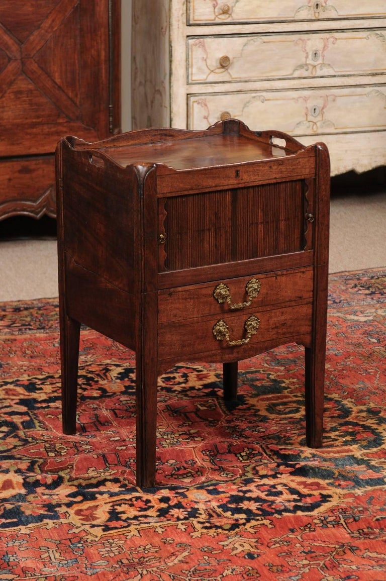Early 19th Century English George III Mahogany Bedside Commode at 1stDibs