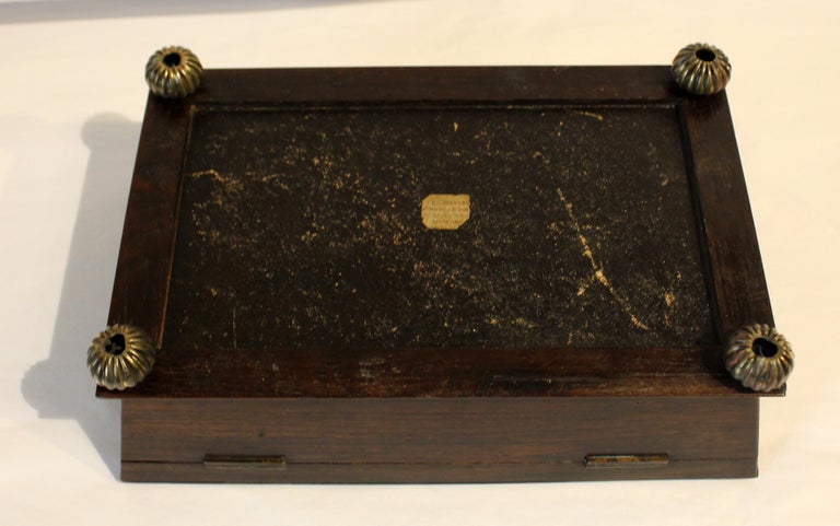 Early 19th Century English Regency Jewelry Box For Sale at 1stDibs