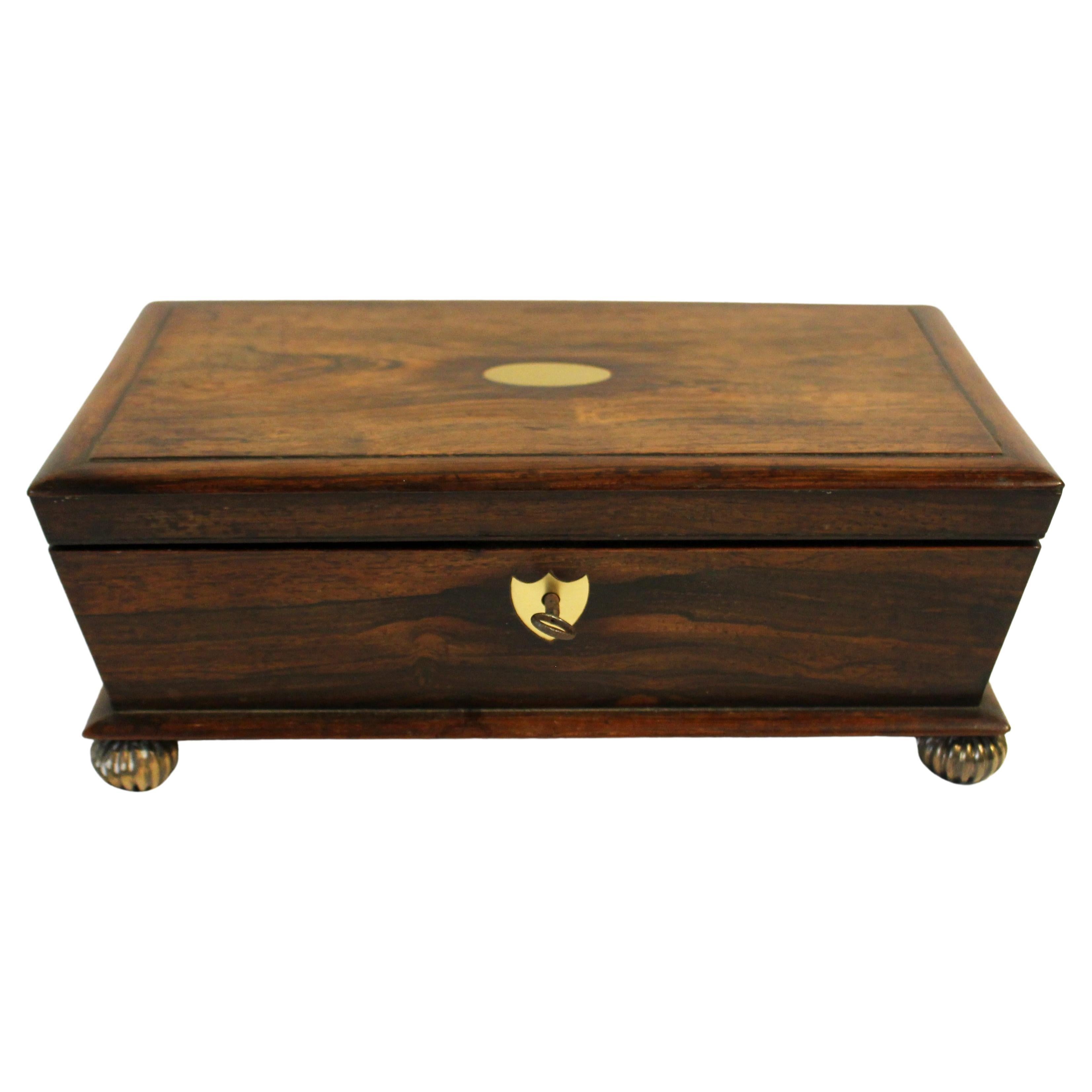 Early 19th Century English Regency, Mahogany and Brass Mounted, Cedar ...