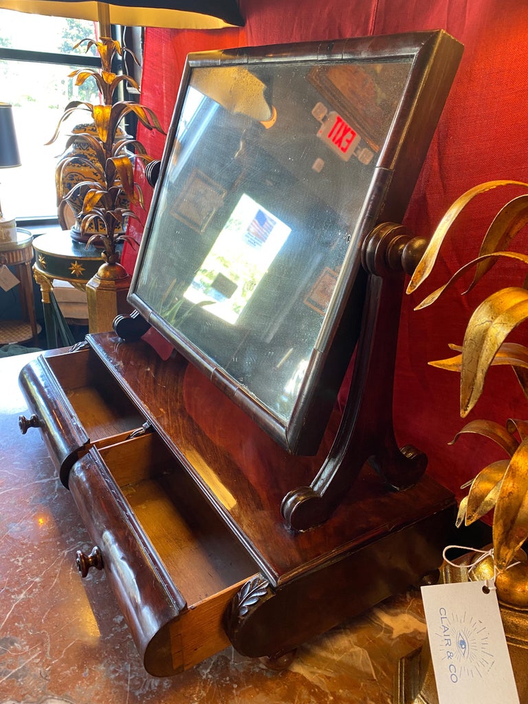 Early 19th Century English Regency Mahogany Mirror Stand For Sale at ...