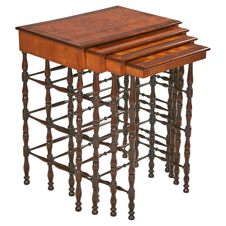 Early 19th Century English Regency Specimen Wood Tables by Gillows of ...