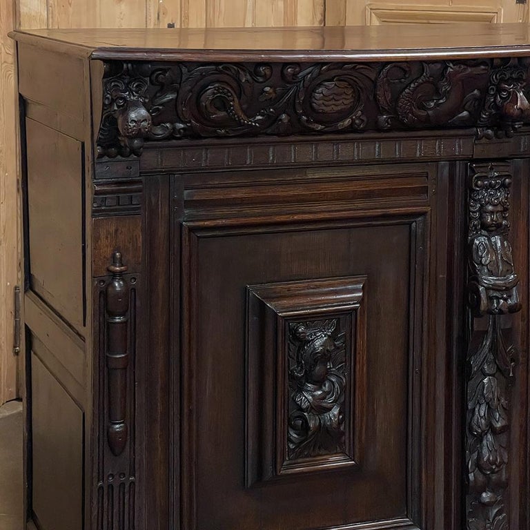 Early 19th Century Flemish Renaissance Buffet For Sale at 1stDibs