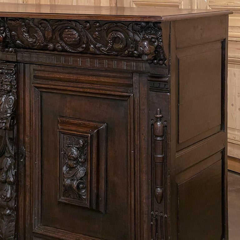 Early 19th Century Flemish Renaissance Buffet For Sale at 1stDibs