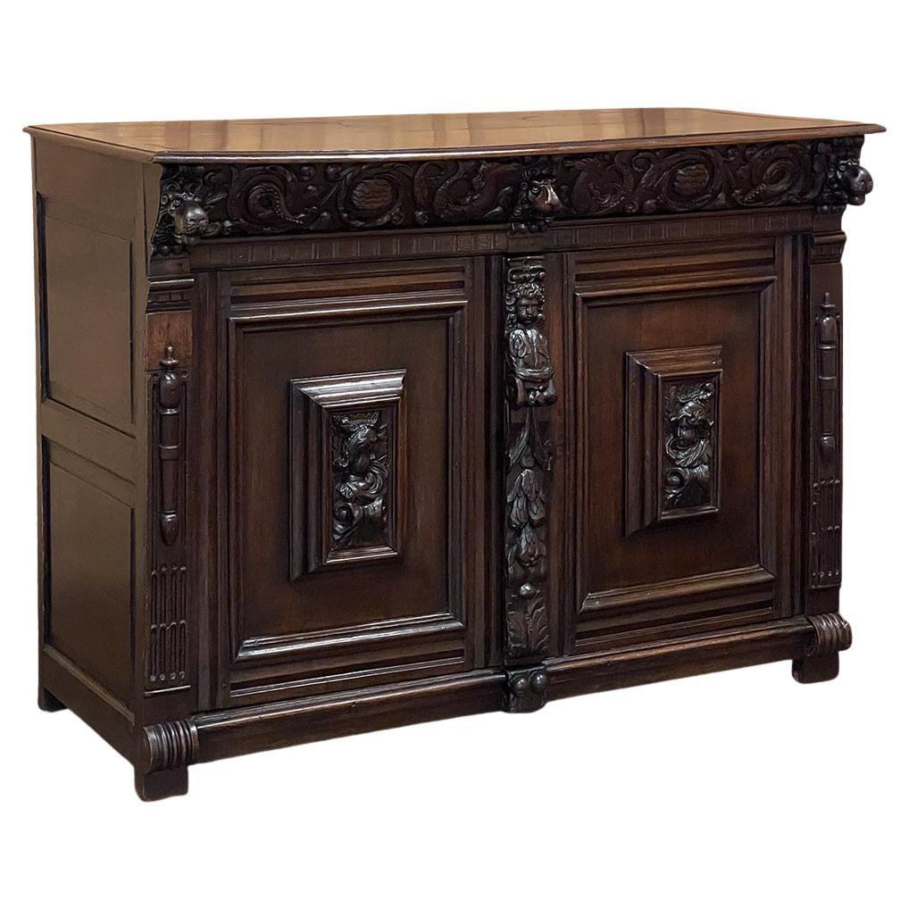 Early 19th Century Flemish Renaissance Buffet For Sale at 1stDibs