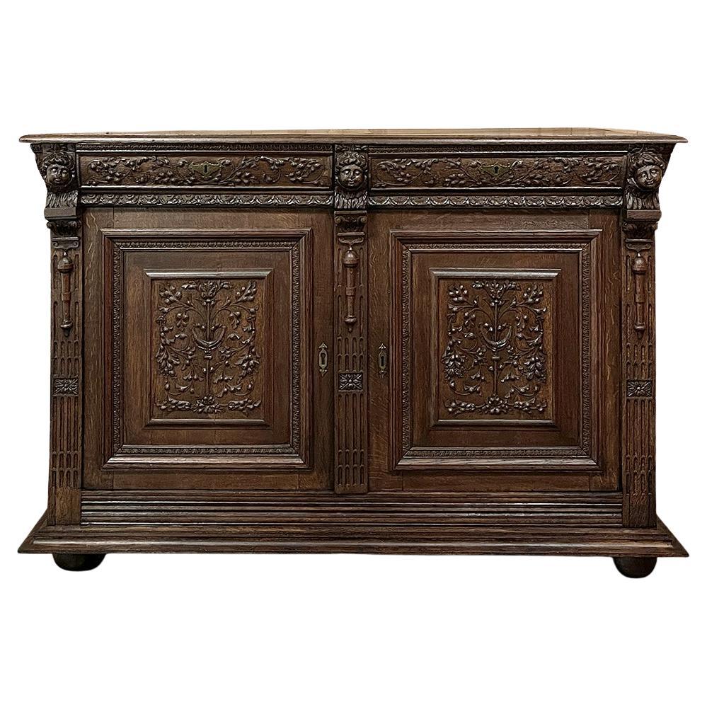 Early 19th Century Flemish Renaissance Revival Buffet For Sale at 1stDibs