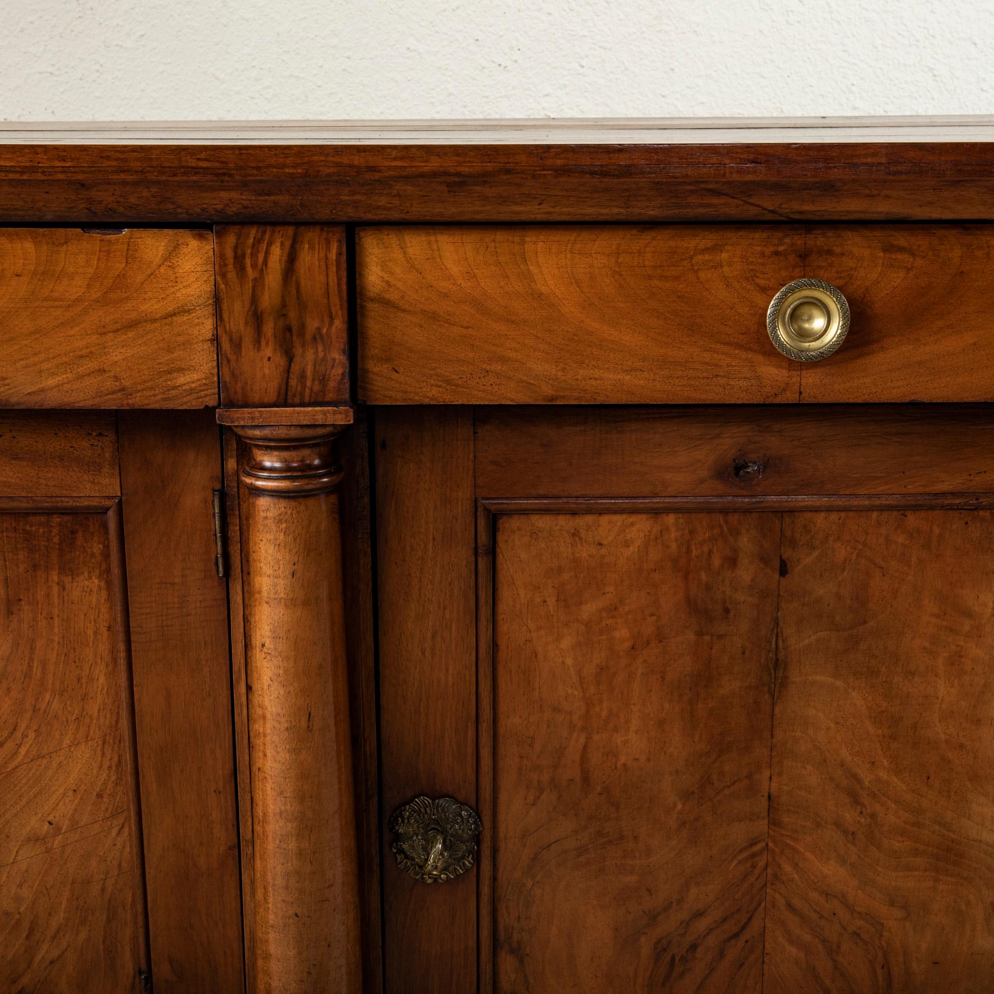 Early 19th Century French Empire Period Walnut Enfilade or Sideboard at ...